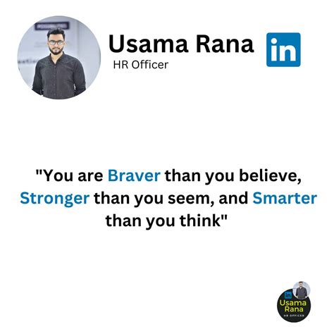 Usama Rana On Linkedin Empowerment