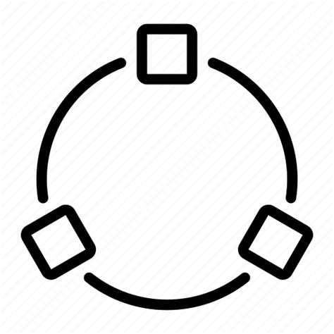Planning Strategic Plan Operating Model Flow Chart Icon