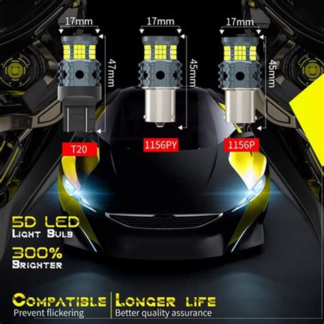 Anti Stroboscopic Decoding Canbus1156 Car Turn Signal Light Tail Light