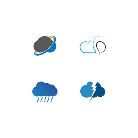 Premium Vector Cloud Technology Vector Logo Template Design Vector