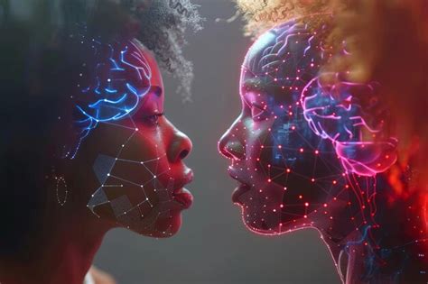 Dual Female Profiles With Neural Connectivity And Emotional