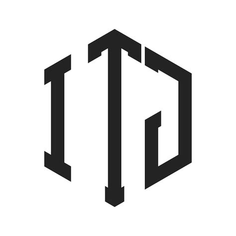 Premium Vector Itj Logo Design Initial Letter Itj Monogram Logo Using
