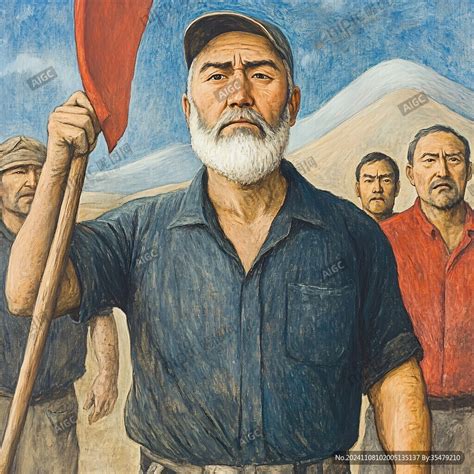 Ai创作图哈萨克插画 塔吉克斯坦人 库尔班大叔 塔吉克族插画 哈萨克老人 哈萨克克人 哈哈萨克人 塔吉克族人物插画 哈萨克族男子 新疆插画新疆