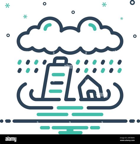 Icon For Flooding Disaster Stock Vector Image And Art Alamy