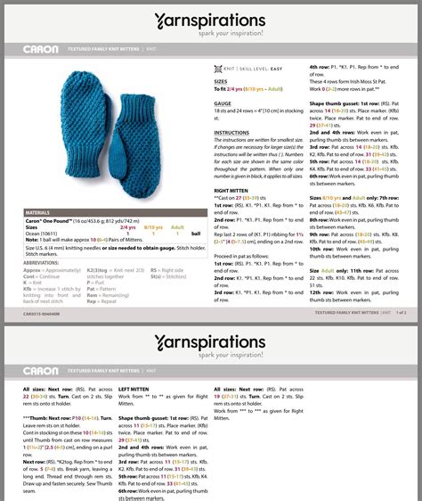 10 Simple Mittens Free Knitting Patterns And Paid Artofit