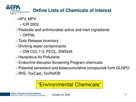 Ppt The Toxcast Chemical Universe And Actor Aggregated Computational