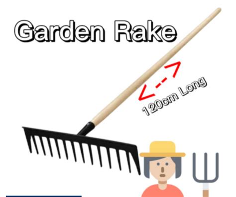 Garden Rake Handle 120cm Long Lazada Ph