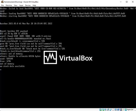 My Home Assistant Wont Boot Using Virtual Box Home Assistant Os Home Assistant Community