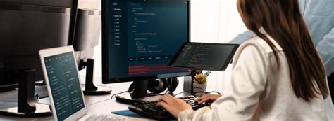 Premium Photo Software Development Team Working Together In Office
