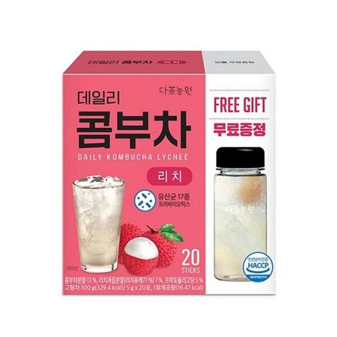 데일리 콤부차 리치 5gx20t 다농원 홈플러스 택배배송