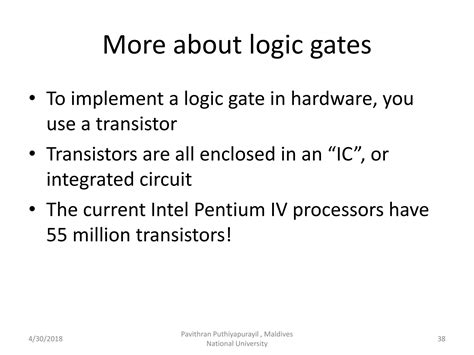 Logic Gates Ppt Pptx