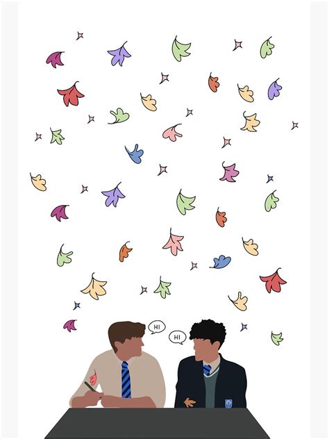 Pegatina Hojas De Heartstopper Nick Nelson Y Charlie Spring De
