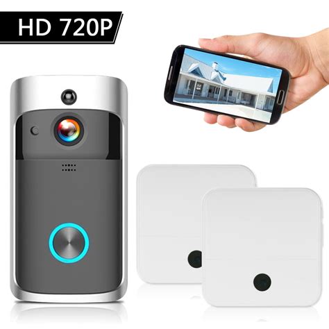 Smart HD P Wireless Video WI FI Video Door Phone Visual Door Bell WIFI Doorbell Camera For