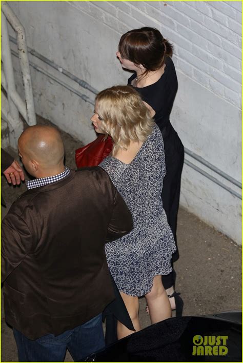 Jennifer Lawrence Dances Out Of Adeles Concert With Emma Stone Photo