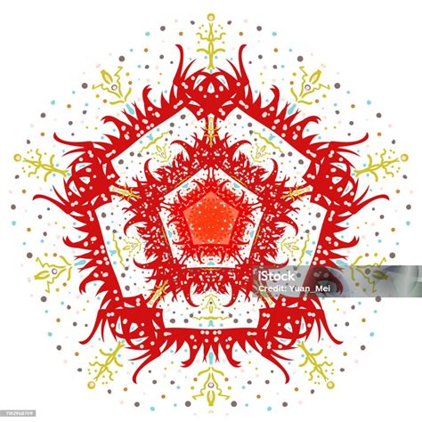 추상 여러 가지 빛깔의 만화경 배경 추상 민족 벡터 벽지 다채로운 반복 패턴 모자이크 벡터 벡터 일러스트레이션 0명에 대한 스톡 벡터 아트 및 기타 이미지 Istock