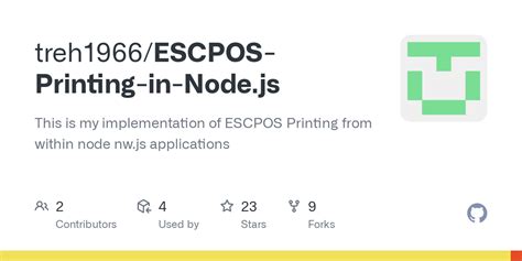 Github Treh1966escpos Printing In Nodejs This Is My Implementation