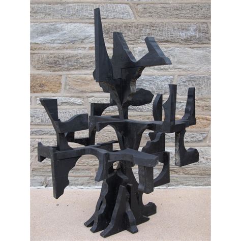 Mid 20th Century Original Anthony Tony Trezza Abstract Modern Wood Sculpture Chairish