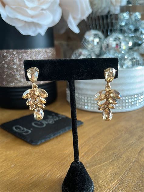 Small Light Gold Earrings G Maries