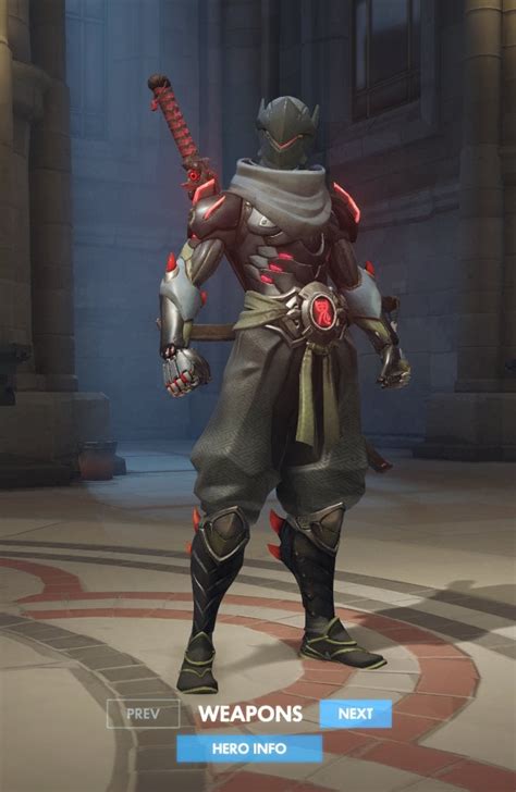 Oni Genji With Classic Genji Head Looks Really Cool Roverwatch