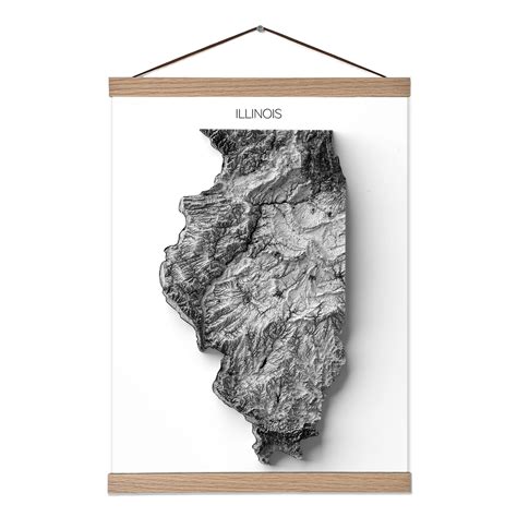 Illinois Elevation Map Massive Wanderlust