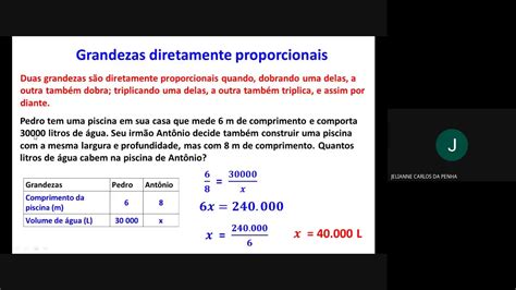 Lista De Exercícios De Grandezas Diretamente E Inversamente