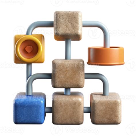 Elegant Artistic Manufacturing Process Flow Chart Cutout Premium