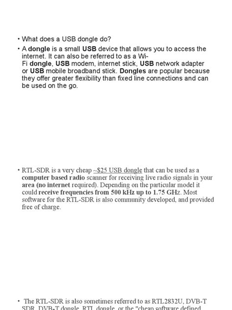 Rtlsdr Pdf Software Defined Radio Radio