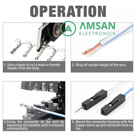 Iwiss Sn 025 F Terminal Jumper Tang Crimping Dupont Molex Cp C Grid