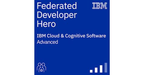 Ibm Federated Developer Hero Credly