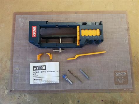 Az Diy Guy S Projects Review Ryobi Door Hinge Template