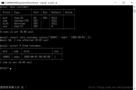 Mysql基本操作：数据库的创建、查询、更新、插入、删除表格主数据创建、检索、更新、删除过程表 Csdn博客