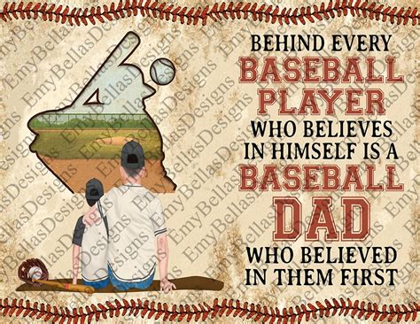 Behind Every Baseball Player Dad 4 Designs Bundle 20oz Skinny Tumbler Png Straight Instant