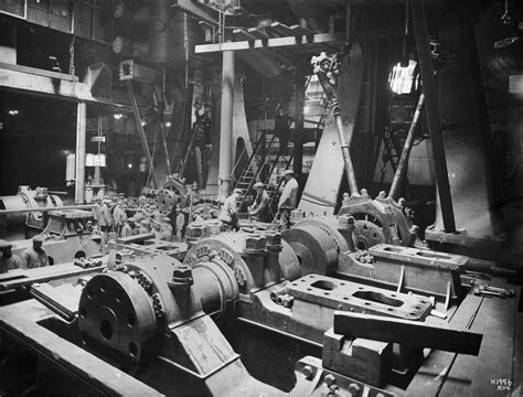 Rms Titanics Engine Room While Still Under Construction [ 1900 X 1445