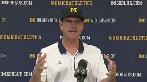 Jim Harbaugh Monday Press Conference After Michigan Football Win Over