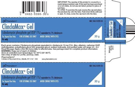 Clindamax Gel Package Insert Prescribing Information