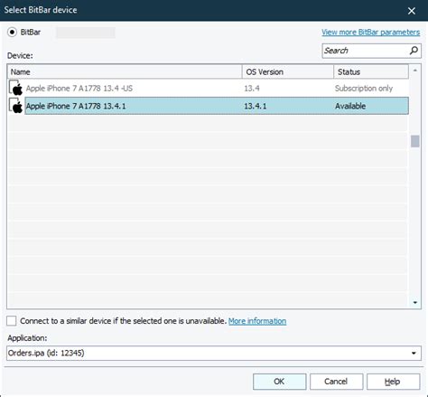 4 Connect To A Device And Open A Testing Session Testcomplete