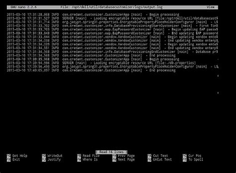 Dell Security Management Server Virtual Server Log Commands Dell Nauru
