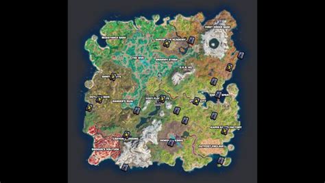 Fortnite Map Loot