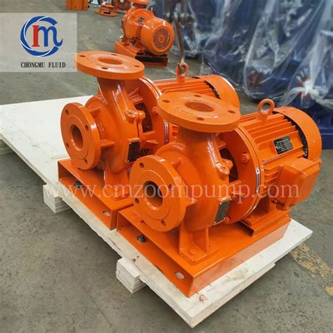 Isw Iswh Iswb Horizontal End Suction Pump Single Stage Pipeline Centrifugal Water Pump China
