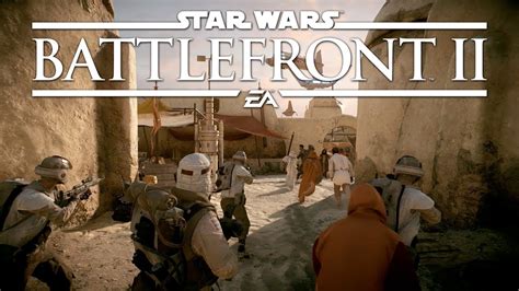 Star Wars Battlefront 2 Tatooine Mulitplayer Gameplay PS4 YouTube