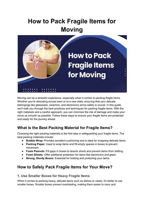 PPT How To Pack Fragile Items For Moving PowerPoint Presentation Free Download ID 13350248