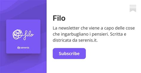 Filo 🧶 Serenis Substack