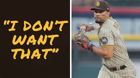 Xander Bogaerts Doesnt Want To Move To First Base For The Padres Youtube