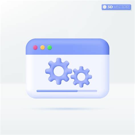 Premium Vector System Update Icon Symbols Coding Language Web Page