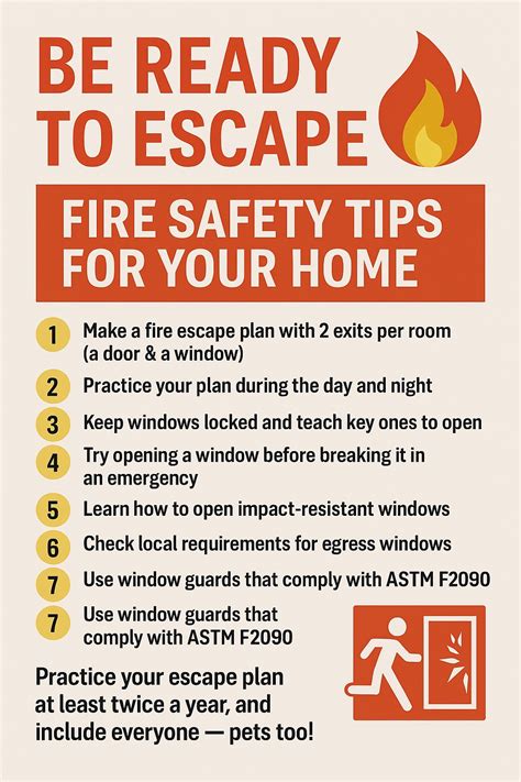 E Z 🔥 Be Ready To Escape Fire Safety Tips For Your Home 🔥 Most Fire