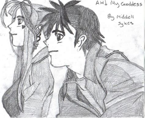 Ah Megami Sama Keichii And Belldandy Minitokyo