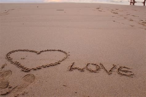Premium Photo Text Written On Sand At Beach
