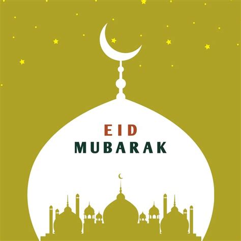 Premium Vector Free Vector Creative Islamic Eid Mubarak Design