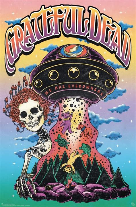 Grateful Dead Beam Me Up Bertha Rock Music 22x34 Art Poster Trends