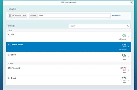 new sapui5 walkthrough tutorial sap community